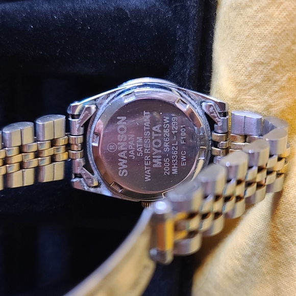 Swanson | Accessories | Womens Vintage Swanson Two Tone Watch W ...